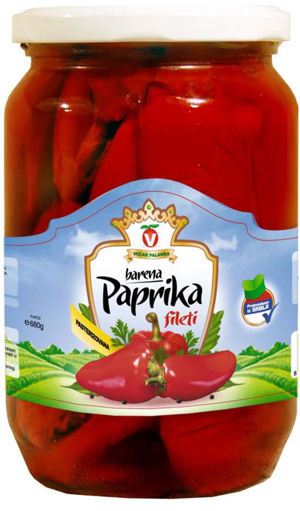 Paprika fileti barena 680g Voćar