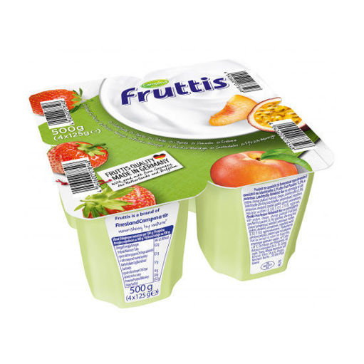 Fruttis jagoda breskva marakuja 4x125g