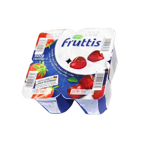 Voćni jogurt Fruttis jagoda trešnja 4.5% 1x125ml