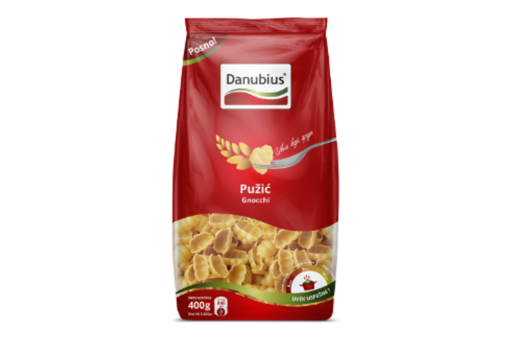 Makaroni pužić 400g Danubius