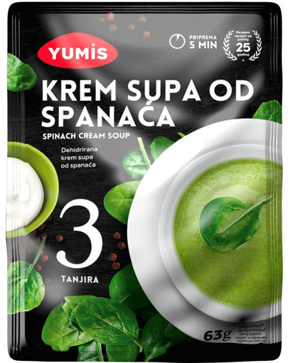 Krem supa spanać 63g Yumis