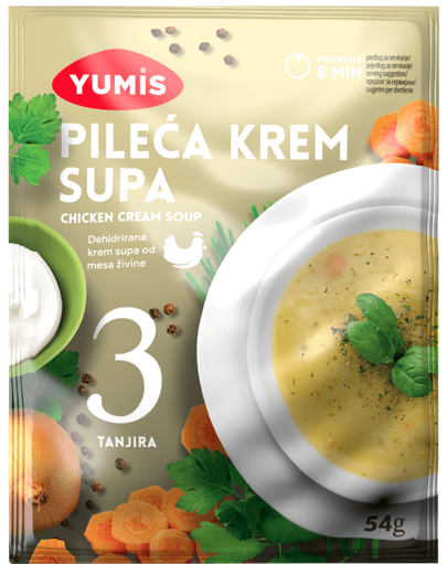 Supa Krem pileća 54g Yumis