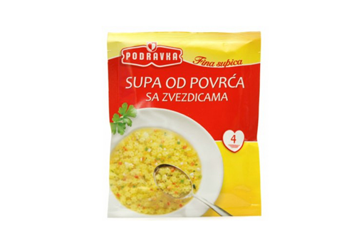 Supa Povrće zvezdice 52g Podravka