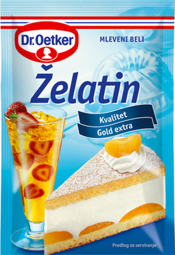 Želatin mleveni beli 10g Dr. Oetker