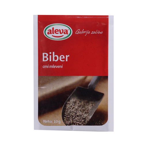 Biber crni mleveni 10g Aleva