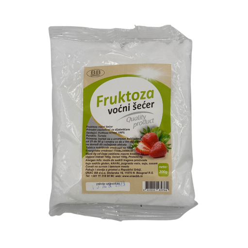 Fruktoza 200 g Unac