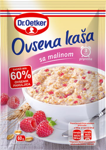 Dr. Oetker Ovsena kaša malina 60g