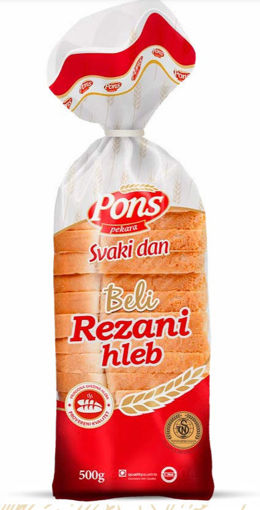 Hleb Extra beli rezani 500g Pons