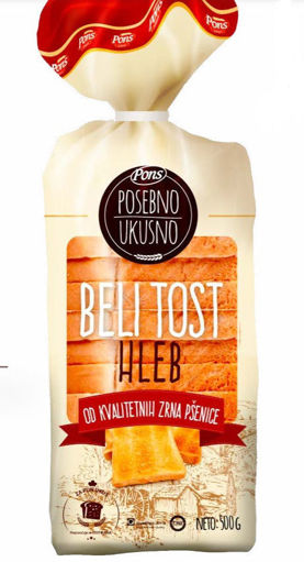 Tost beli 500g Pons
