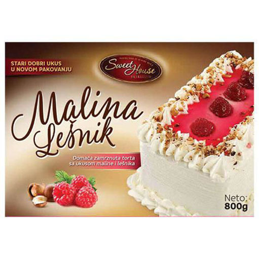 Torta Malina Lešnik 800g Sweet House