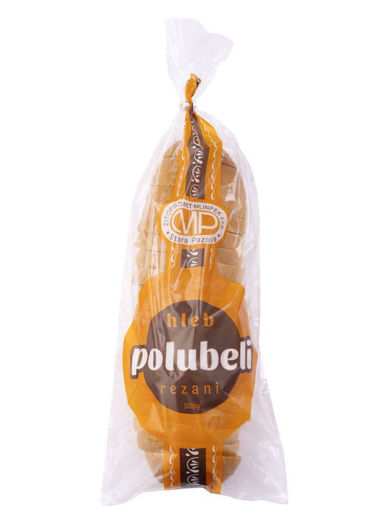 Hleb polubeli rezani 500g Mlinpek