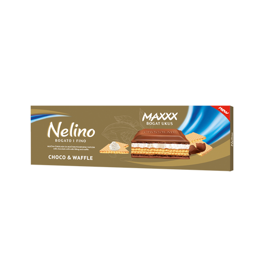 Nelino Maxxx mlečno punjenje vafl 190g