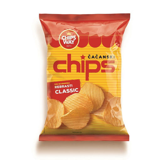 Chips Way rebrasti čips 90g