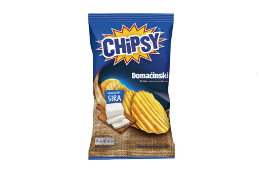 Čips Chipsy domaćinski sir 160g