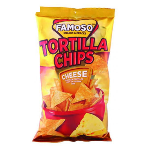 Tortilja čips Cheese 85g Famoso