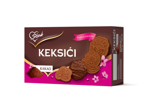 Keksići preliveni dark 200g