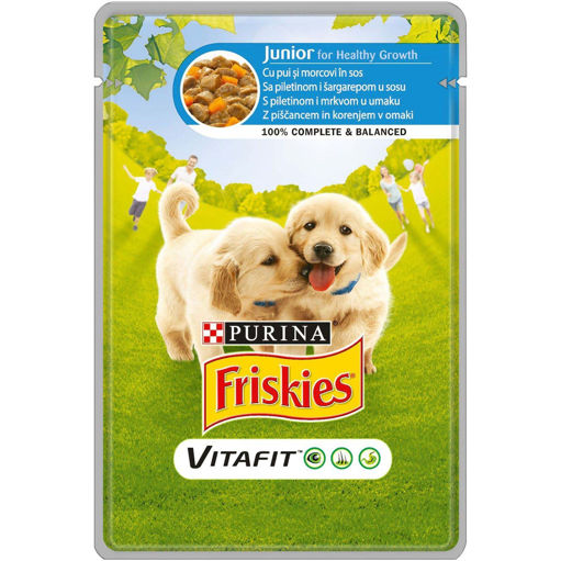 Friskies preliv za pse Junior 100g Piletina