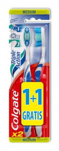 Četkica za zube Colgate Triple Action 1+1