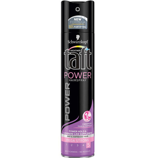 Taft Power Cashmere lak za mega učvršćivanje kose 250ml