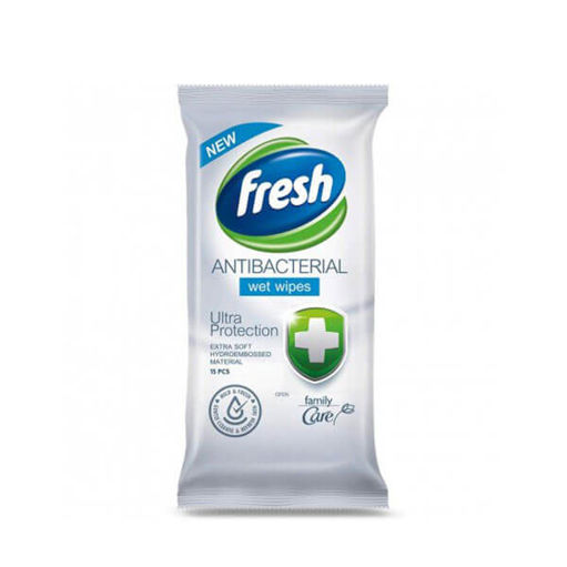 Fresh vlažne maramice Antibacterial 15/1