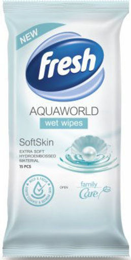 Fresh vlažne maramice Aqua world 15/1