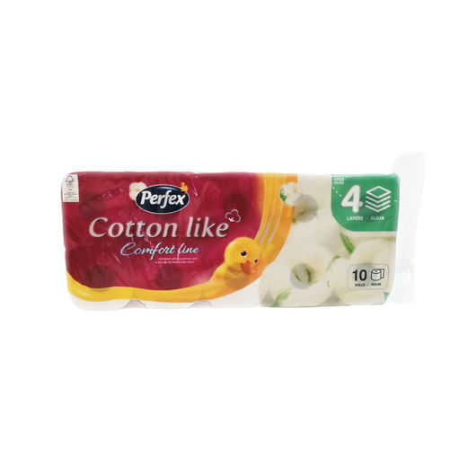 Perfex Cotton Comfort toalet papir 10/1 4 sl