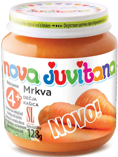 Juvitana kašica šargarepa 128g