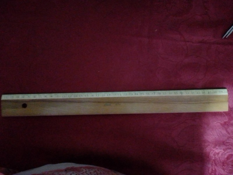 Stari drveni lenjir -Jugoslavija - 40 cm