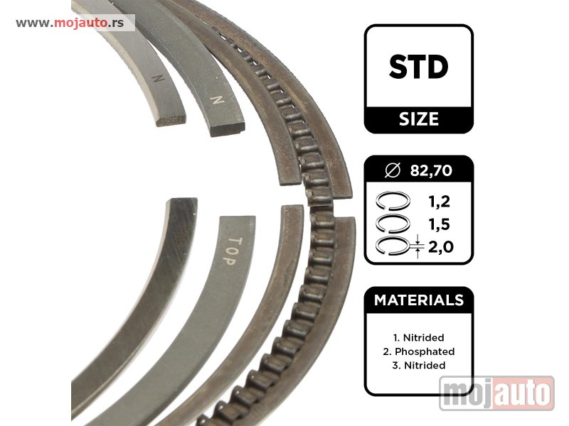 Pezo 406 1.8B 16V Karike STD 96-04, NOVO