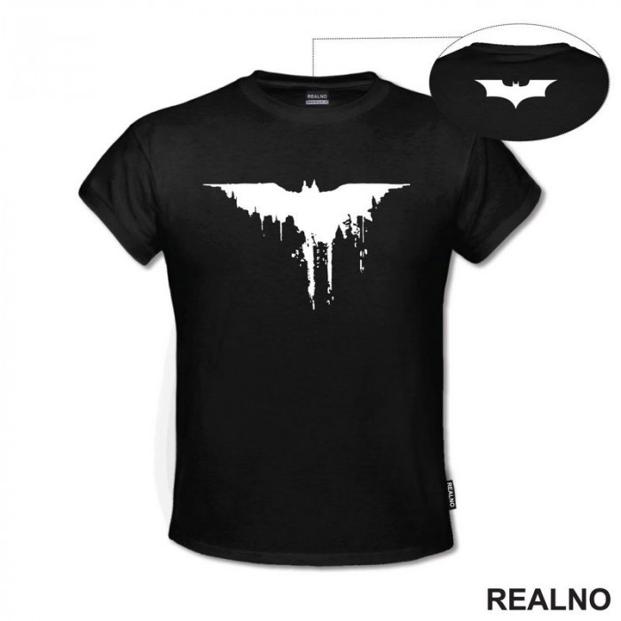 DRIPPING LOGO - BATMAN - MAJICA