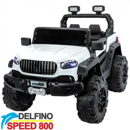 Dvosed Džip na akumulator Delfino SPEED 800 4x4 Beli