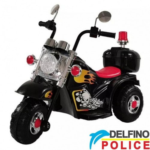 Motor na akumulator Delfino Police Crni