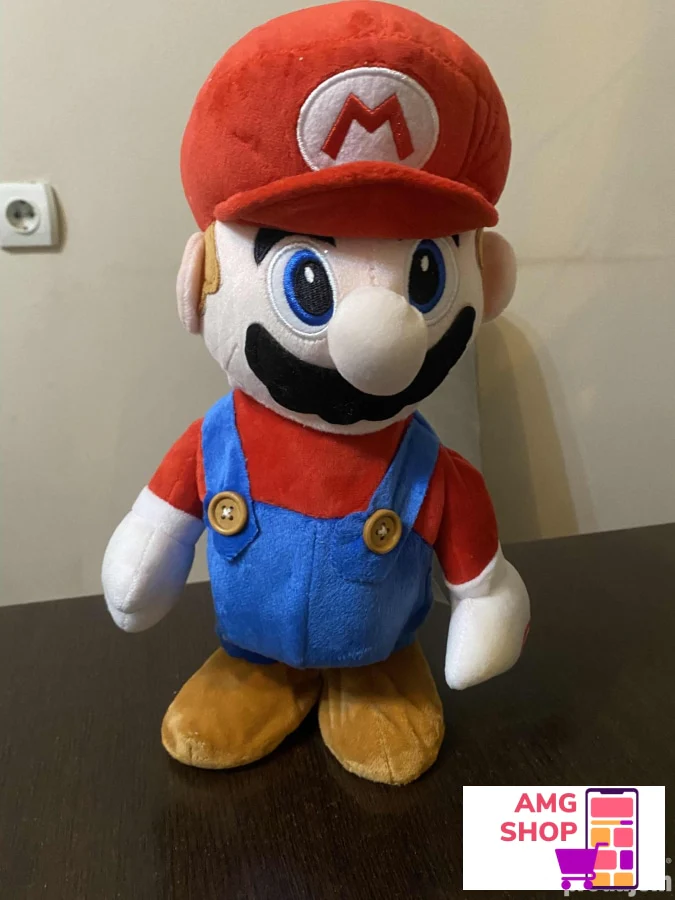 Veliki plisani Super Mario koji hoda i peva - Veliki plisani Super Mario koji hoda i peva