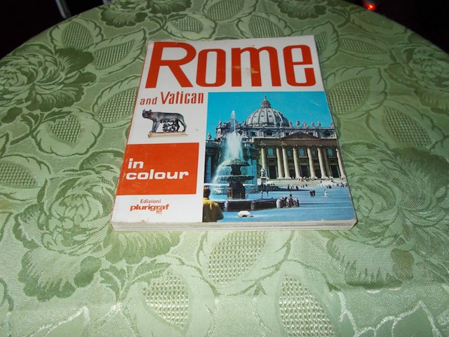 Rome and Vatican  in colour  - Plurigraf - 1977 godina