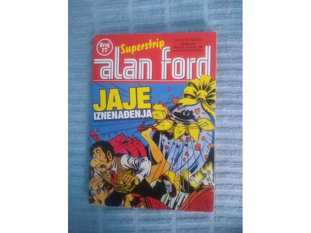 Alan Ford superstrip 77 Jaje iznenađenja