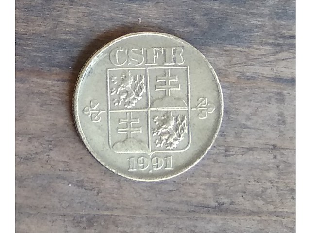 CEHOSLOVACKA CZECHOSLOVAKIA 1 K 1991