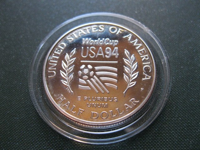 Half Dollar USA 1994., World Cup football