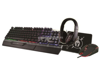 SET MS ELITE C500 4u1, tastatura, miš, slušalice, podloga