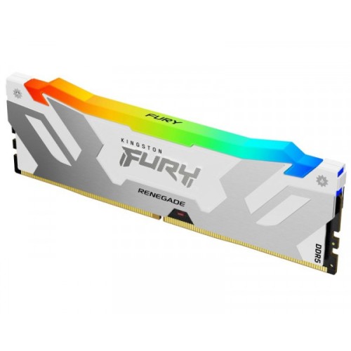 Kingston 16GB (1x16GB) DDR5 6000MT/s CL32 FURY Renegade Silver/White RGB XMP memorija | KF560C32RWA-16