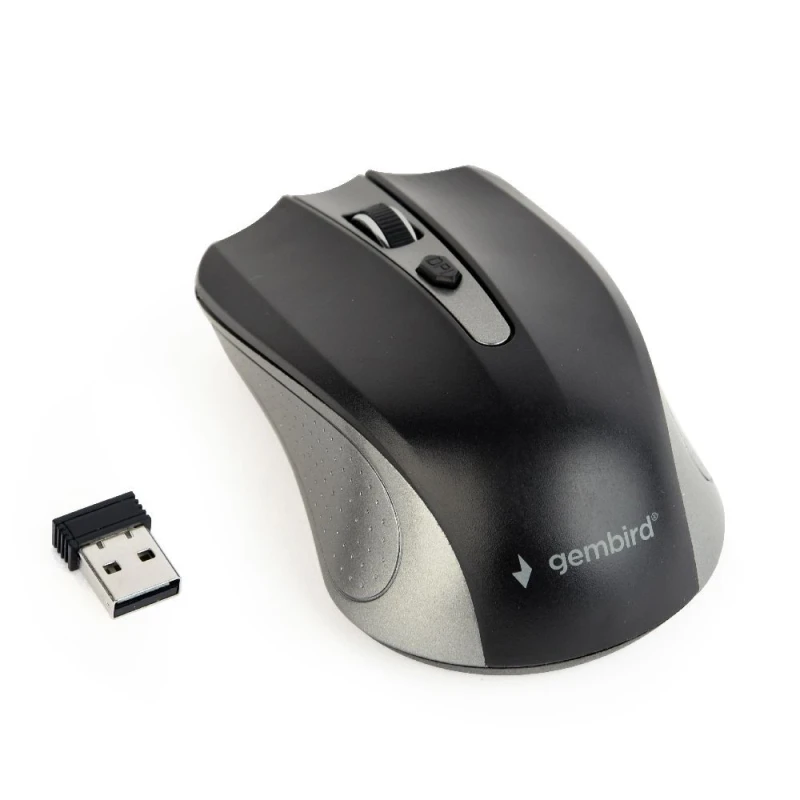 Gembird MUSW-4B-04-GB bežični optički miš 1600dpi crno sivi