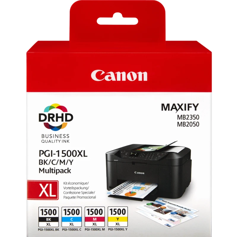 Canon CRG PGI 1500XL Multipack ketridži za štampače Cannon MAXIFY MB2050/MB2350 BK/C/M/Y