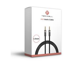 Audio kabel Teracell Aux 3.5mm crni 2m