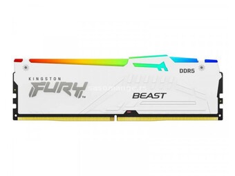 KINGSTON DIMM DDR5 64GB (2x32GB kit) 5200MTs KF552C36BWEK2-64 Fury Beast White Expo