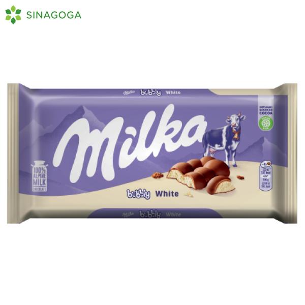 COK. MILKA BUBBLY WHITE 95G (15) MONDELEZ DWAY