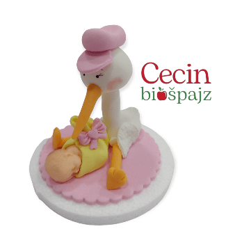 Figurice za roze roda sa bebom Hit figura