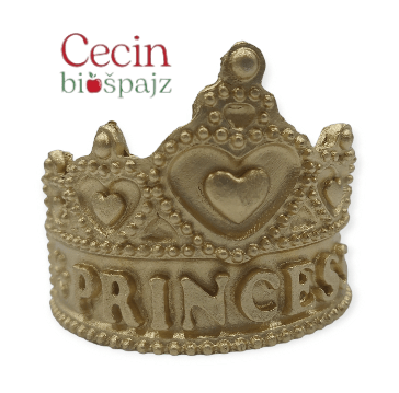 Figurice za tortu Princes Kruna zlatna S.F