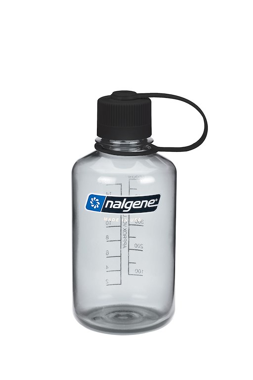 Nalgene NARROW MOUTH 500ML, boca pvc, siva