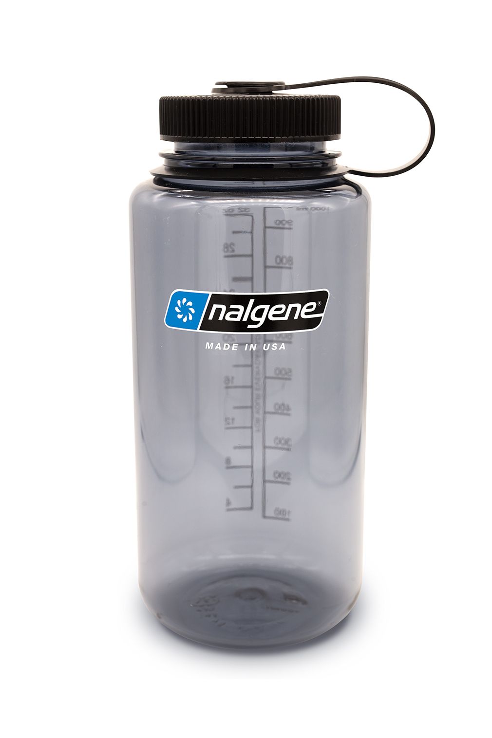 Nalgene WIDE MOUTH 1000ML, boca pvc, siva