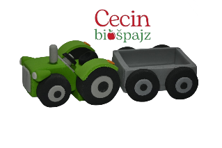 Figurice za tortu zeleni traktor Mega figura