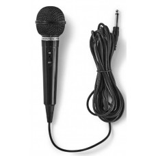6.35mm -75dB Sensitivity 80Hz-12kHz +/-3dB kabl 5.0m﻿
Mikrofon Nedis MPWD01BK za karaoke